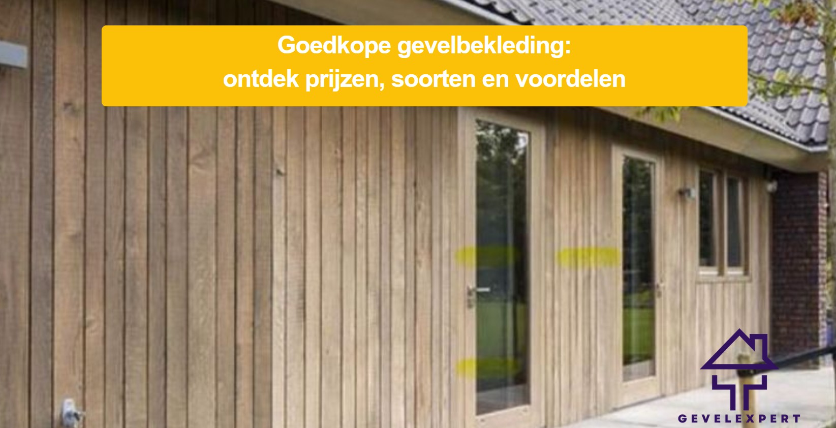 Goedkope gevelbekleding: ontdek prijzen, soorten en voordelen