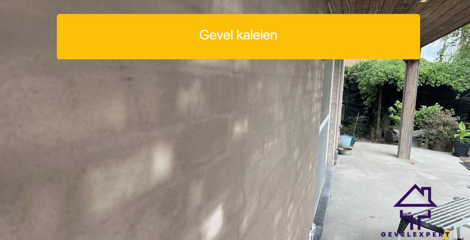 Gevel kaleien: Ontdek voor- en nadelen, werkwijze en prijs