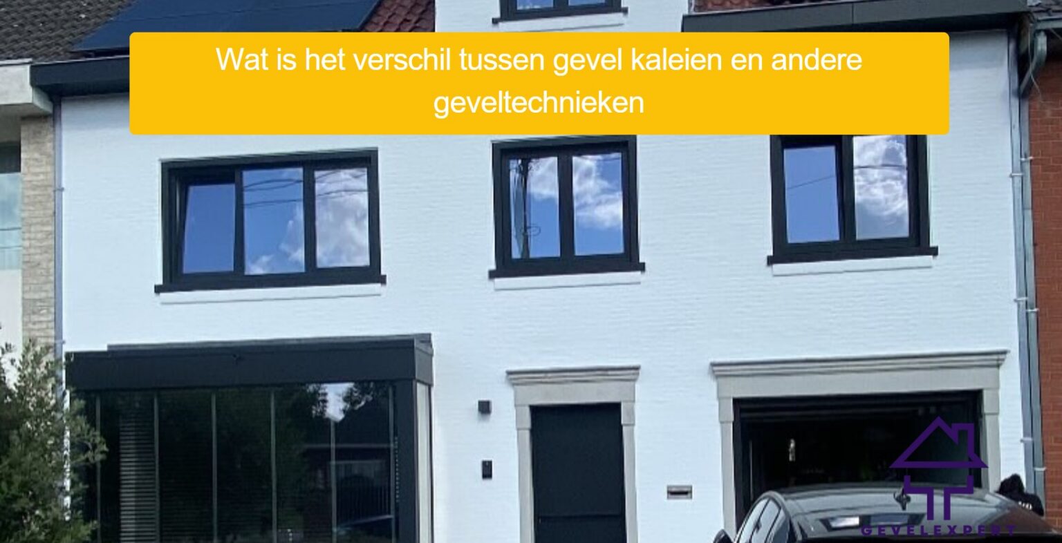 Gevel kaleien: Ontdek voor- en nadelen, werkwijze en prijs
