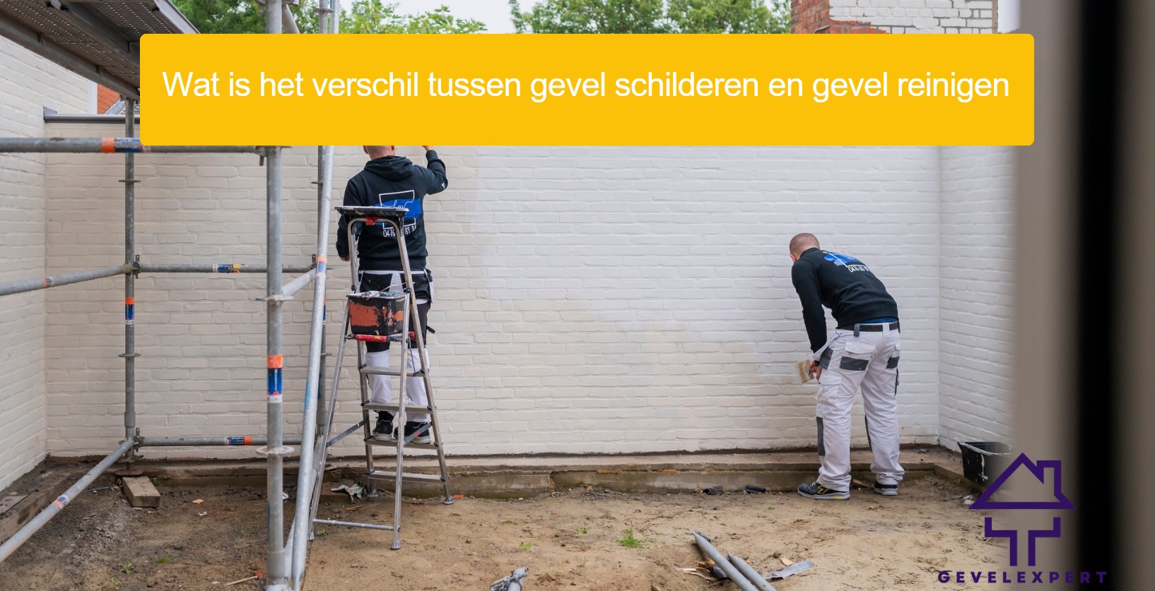 Gevel schilderen: soorten verf, kosten en tips per m²